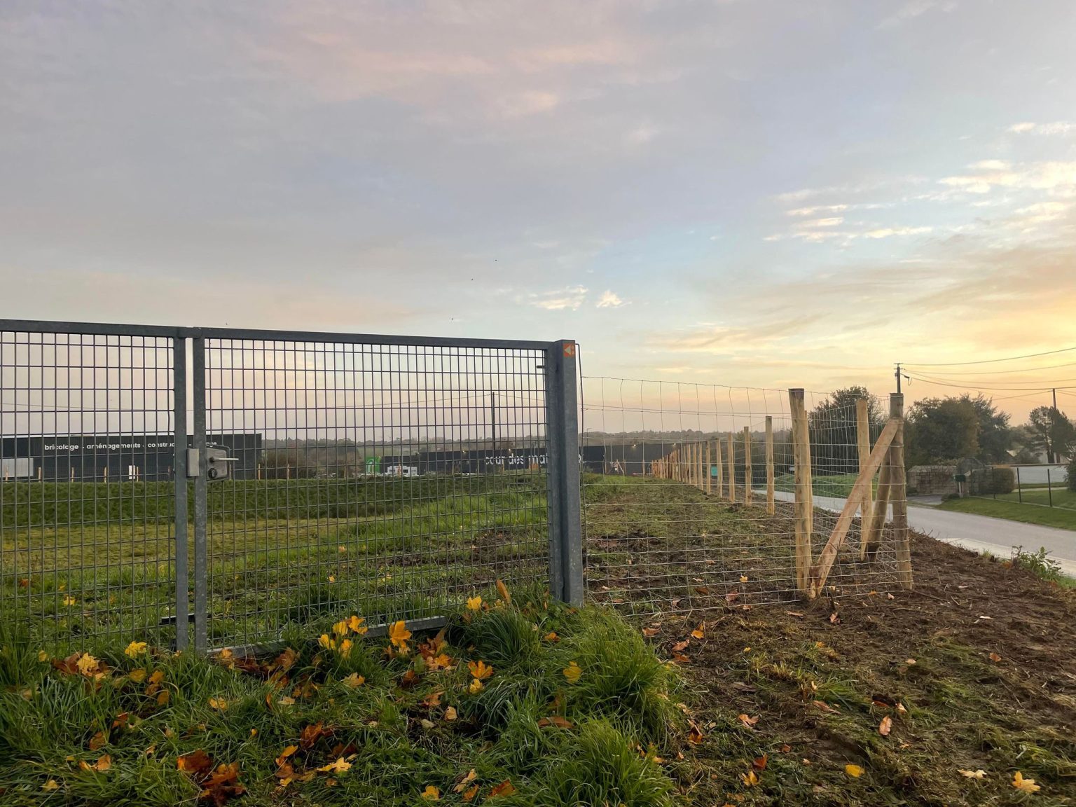 Clôture grillage mouton Lamballe - Alain Hervé Travaux Forestiers